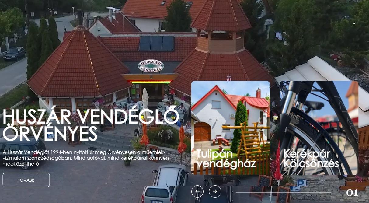 Kapcsolat • Huszár Vendéglő